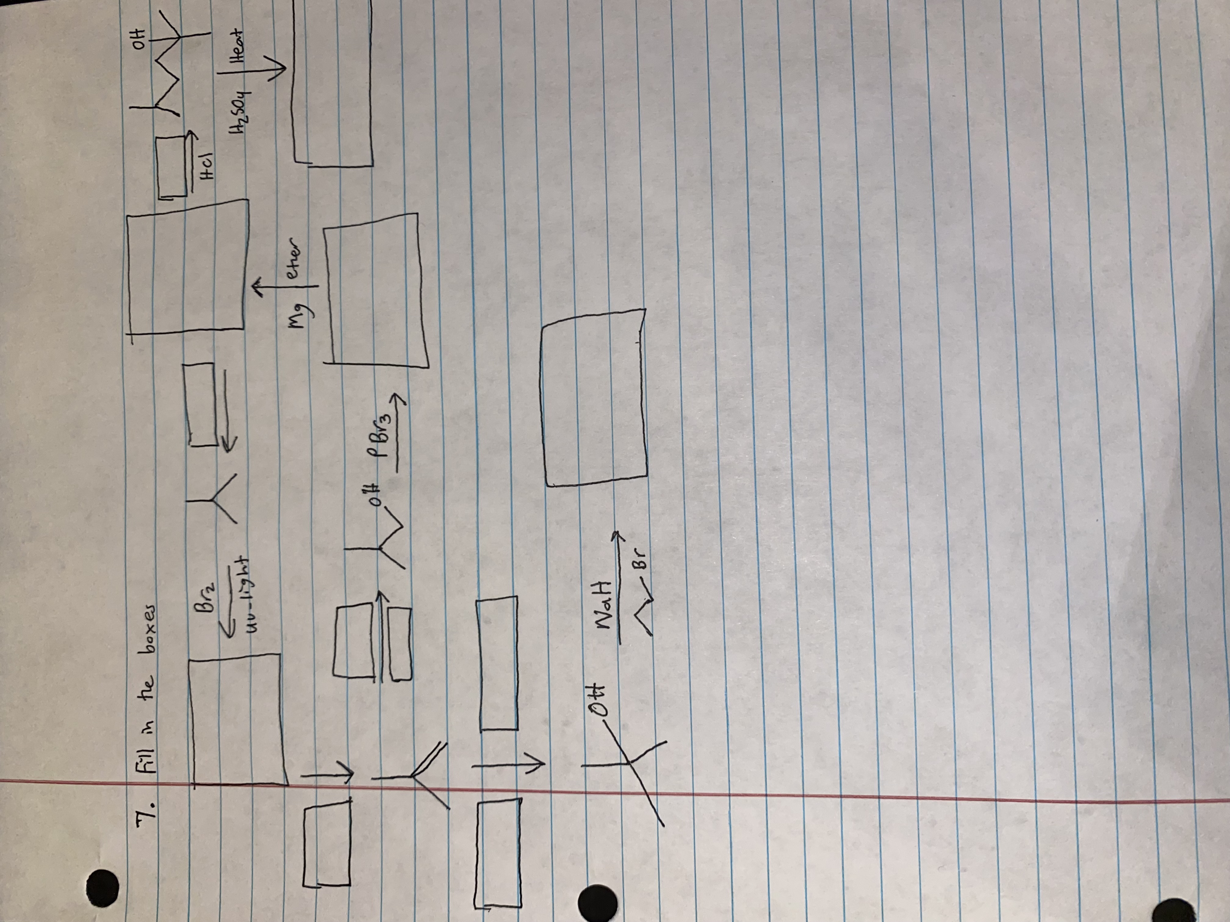 Solved 7. Fill in the boxes | Chegg.com