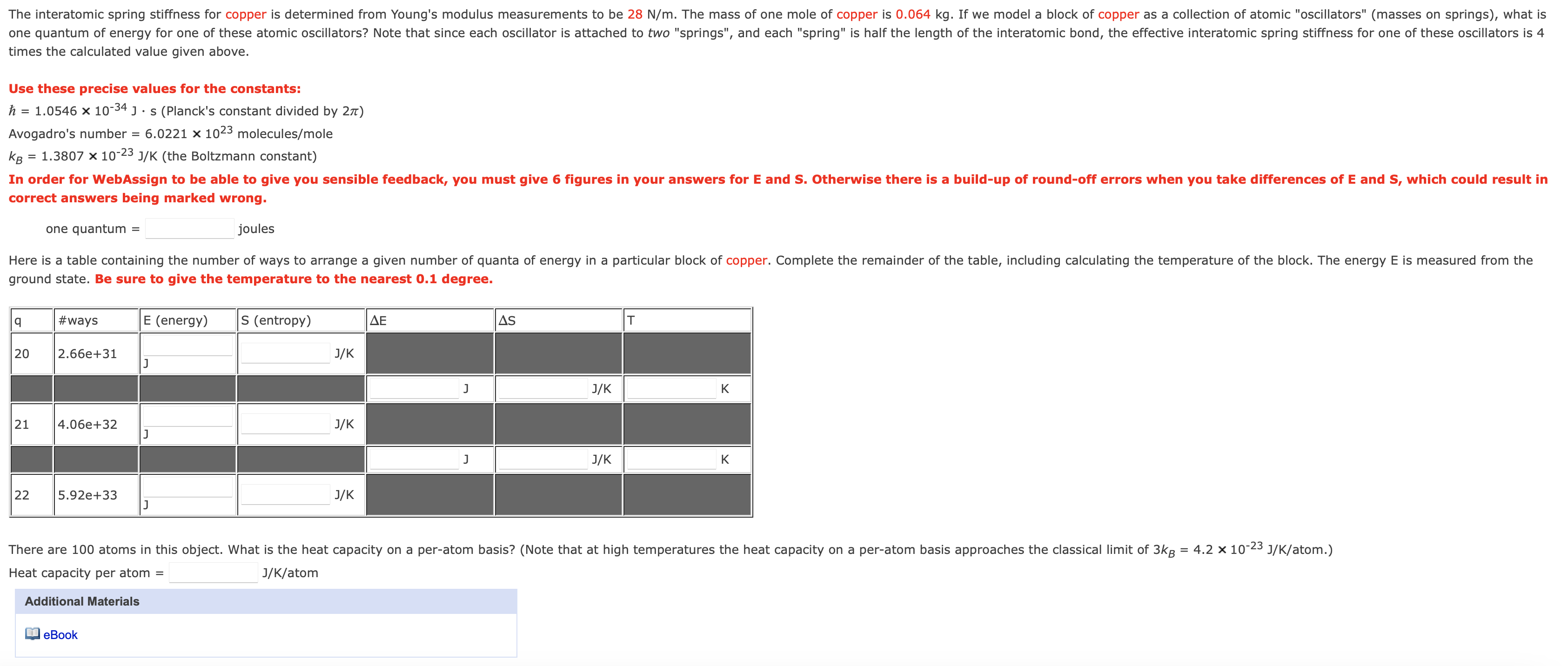 times the calculated value given above. Use these | Chegg.com