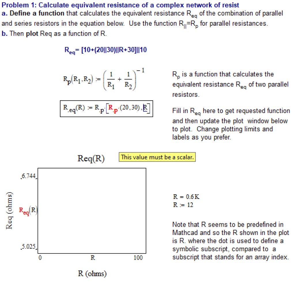 Problem 1: Calculate equivalent resistance of a | Chegg.com