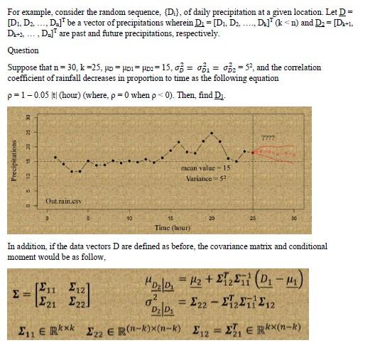 Solved For example, consider the random sequence, (Di), of | Chegg.com