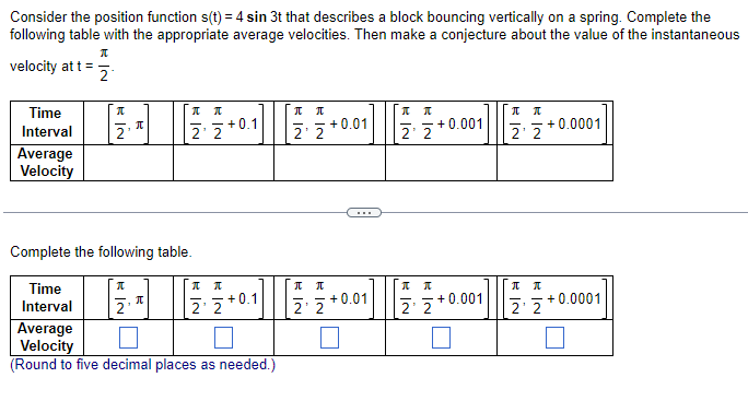 Solved Consider The Position Function S T 4sin3t That