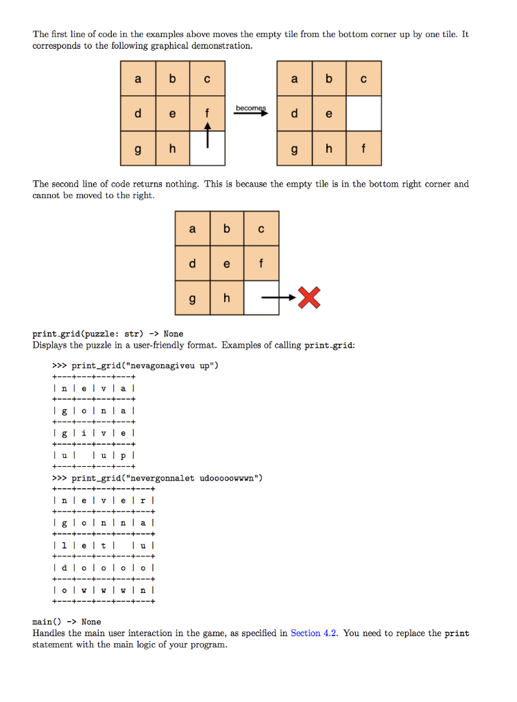 I have been given an assignment to code a sliding | Chegg.com