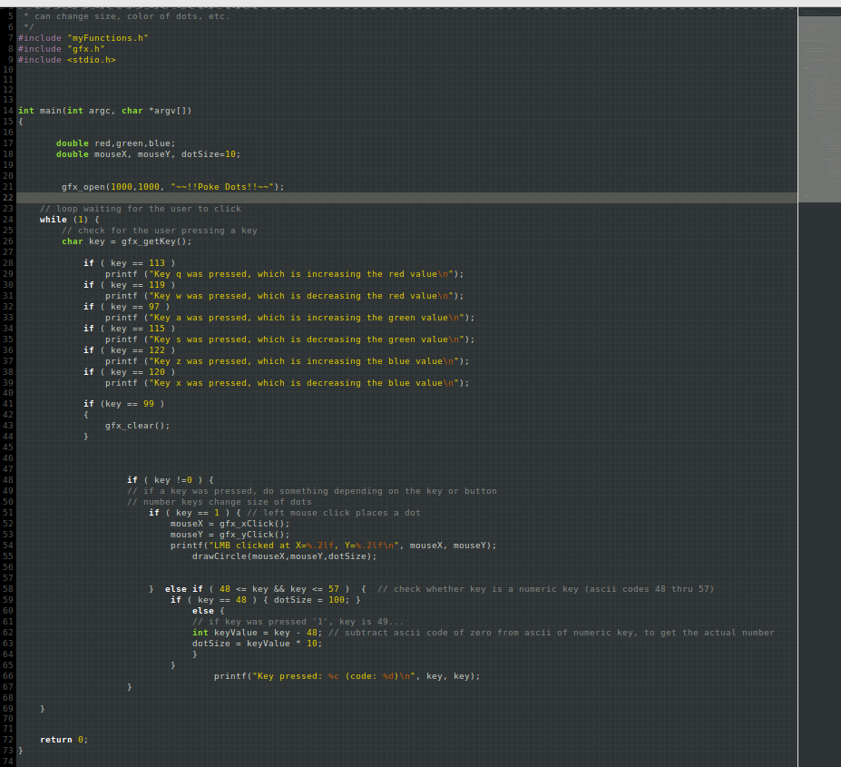 Solved (C programming) Need it so my program when | Chegg.com