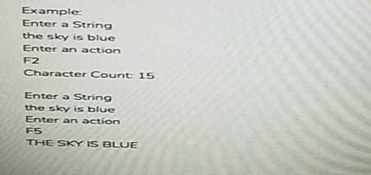 Solved 1. Page 1 Part 1 Write a program that uses a String | Chegg.com