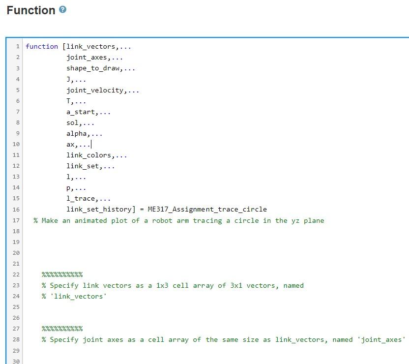 Solved Make an animated plot of a 3D a 3-link arm, with each | Chegg.com