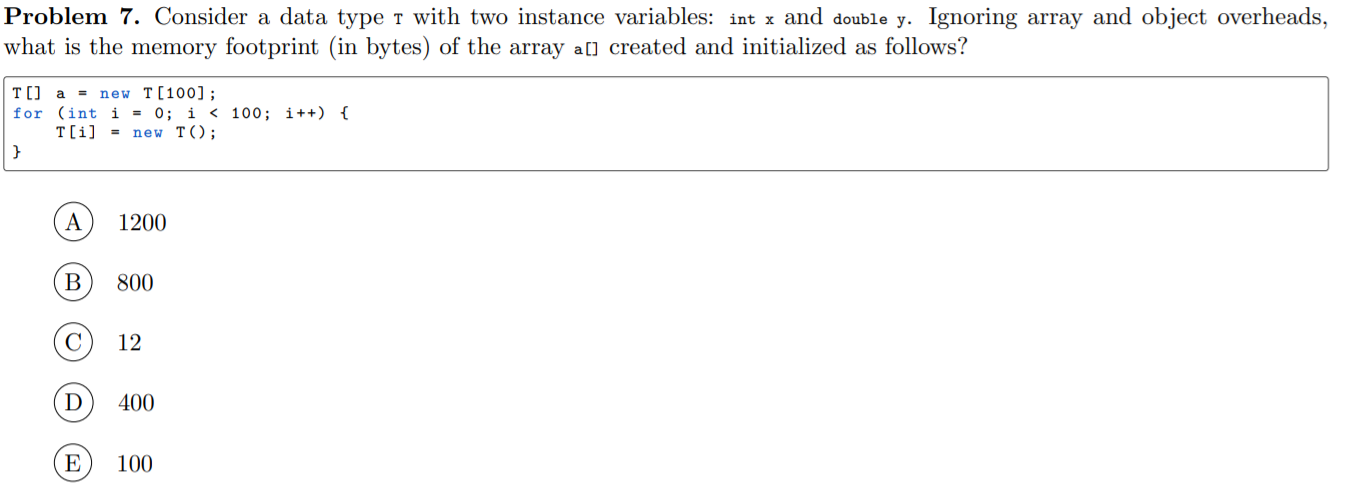 Solved T [] a = new T [100]; for (int i = 0; i