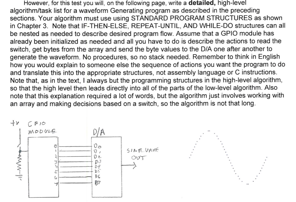 Solved 4. (Converting a text description to a structured | Chegg.com