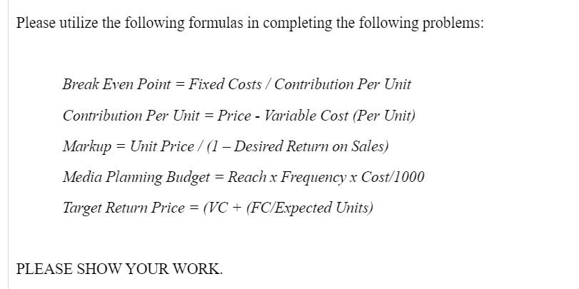 Solved Hello, please see attached. Also please note this is | Chegg.com