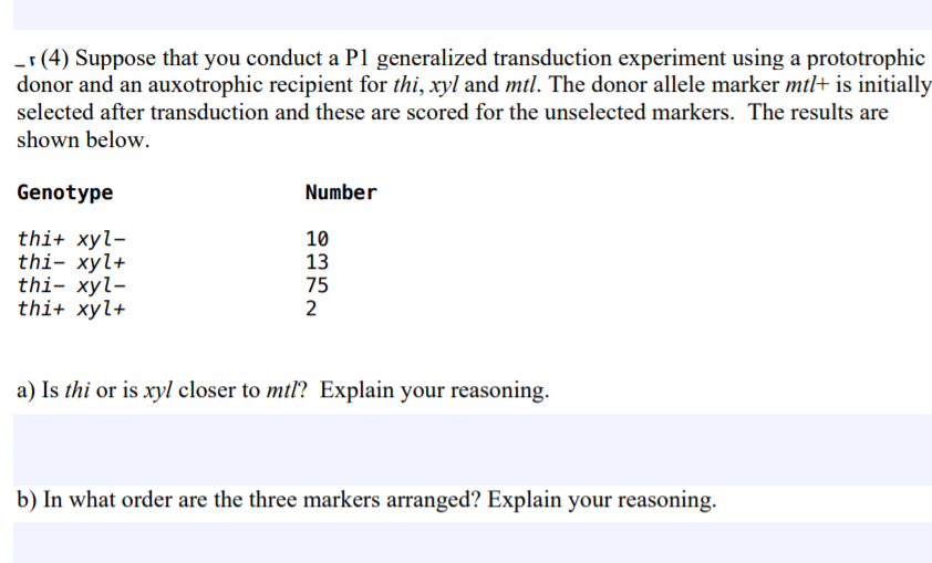 Solved (4) Suppose that you conduct a P1 generalized | Chegg.com