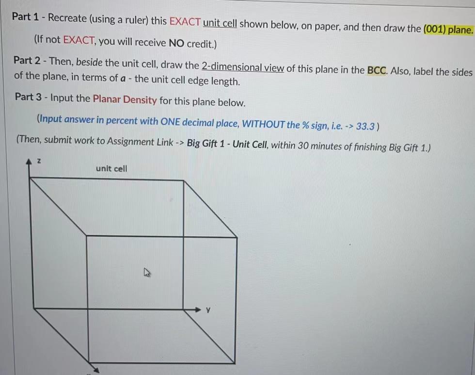 Solved Part 1 - Recreate (using a ruler) this EXACT unit | Chegg.com