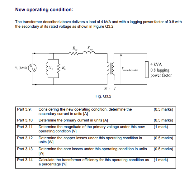 Solved The equivalent circuit of a single-phase transformer | Chegg.com