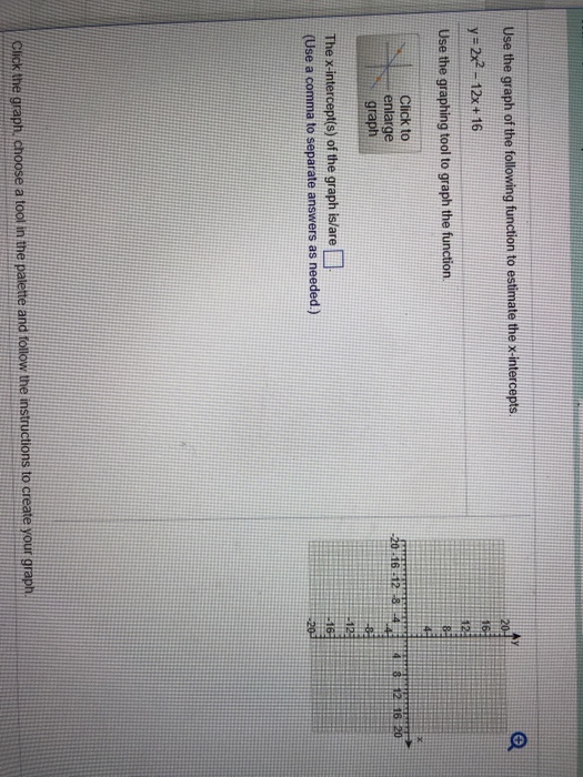 Solved Use the graph of the following function to estimate | Chegg.com