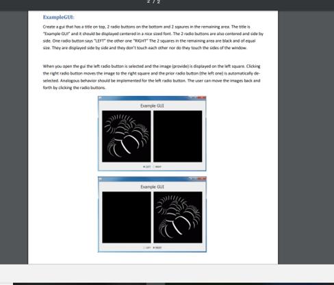 Solved ExampleGU Create aul that hes a bitle on top, 2 radio | Chegg.com
