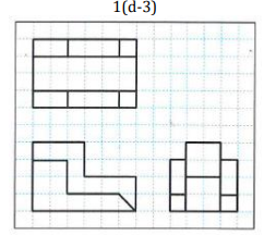 Solved Given the three incomplete views, draw the missing | Chegg.com
