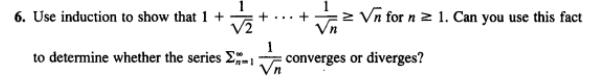 Solved Use induction to show that 1+122+cdots+1n2≥n2 ﻿for | Chegg.com