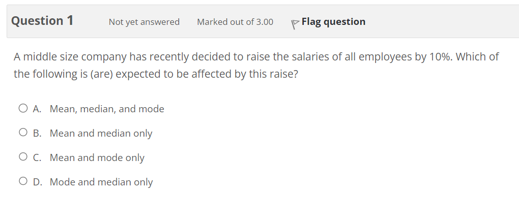 Solved A middle size company has recently decided to raise | Chegg.com