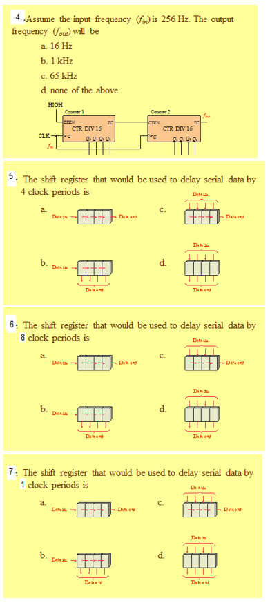 Solved 1 A 4 Bit Binary Counter Has A Terminal Count Of A 