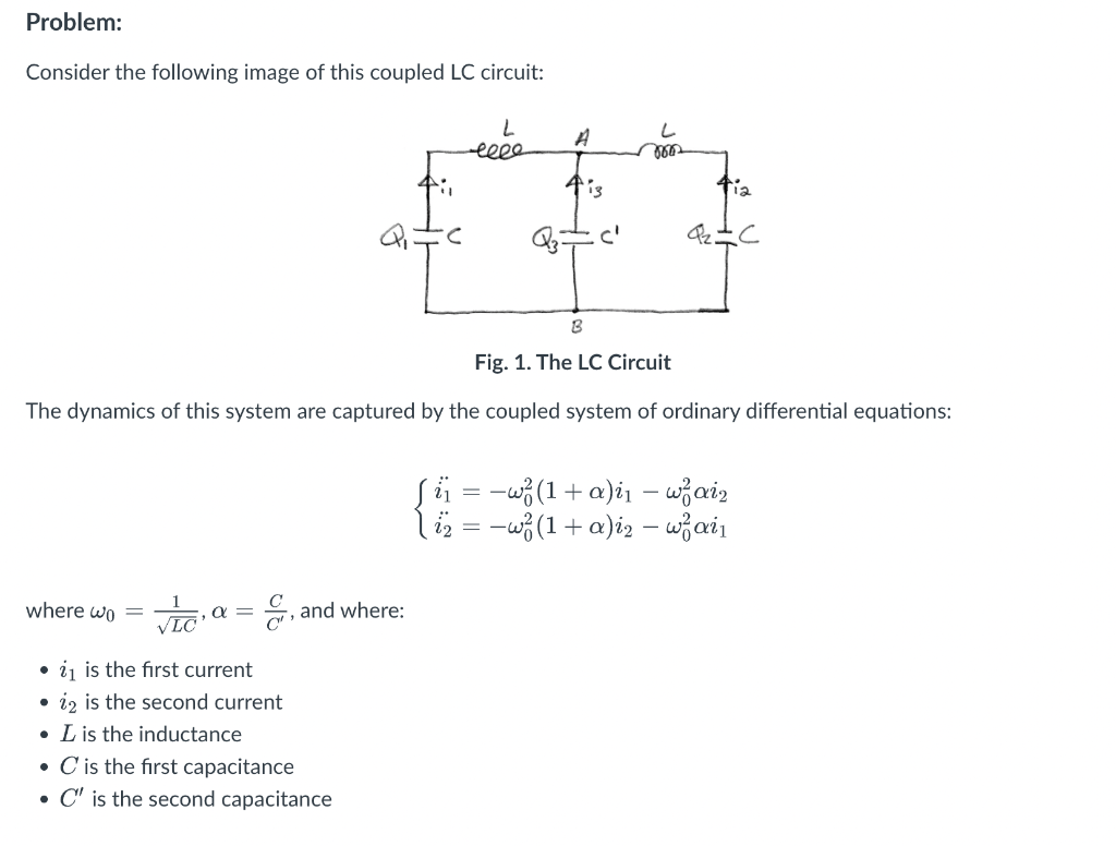 Consider the following image of this coupled LC | Chegg.com