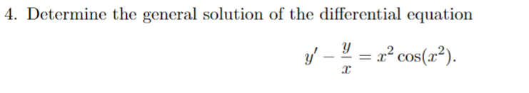 Solved Determine the general solution of the differential | Chegg.com