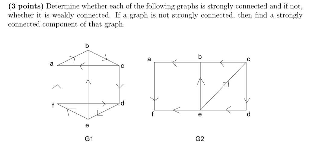 Solved (3 points) Determine whether each of the following | Chegg.com