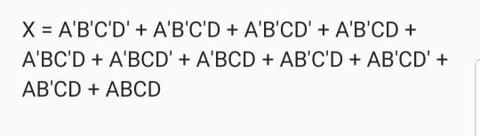 Solved A'B'C'D' A'B'C'D A'B'CD' A'B'CD+ X A'BC'D A'BCD' + | Chegg.com
