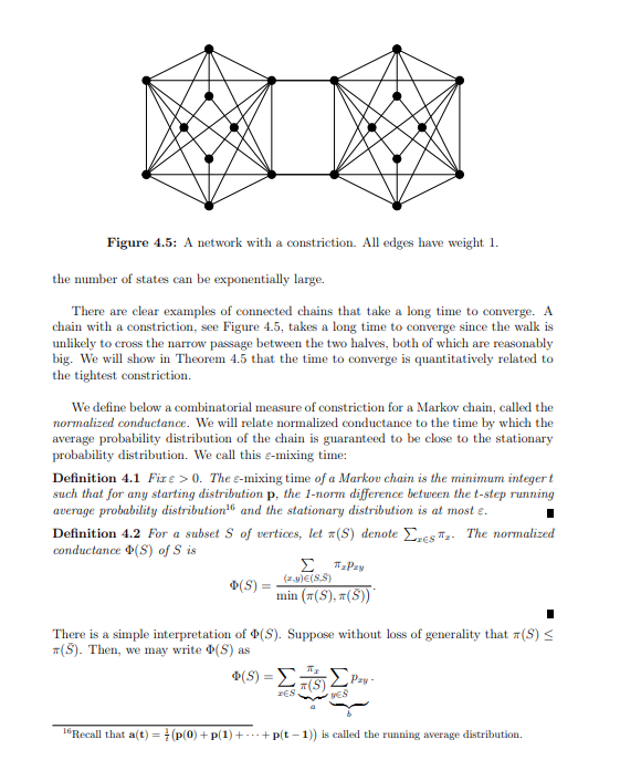 A. Consider an n vertex clique with a self-loop at | Chegg.com