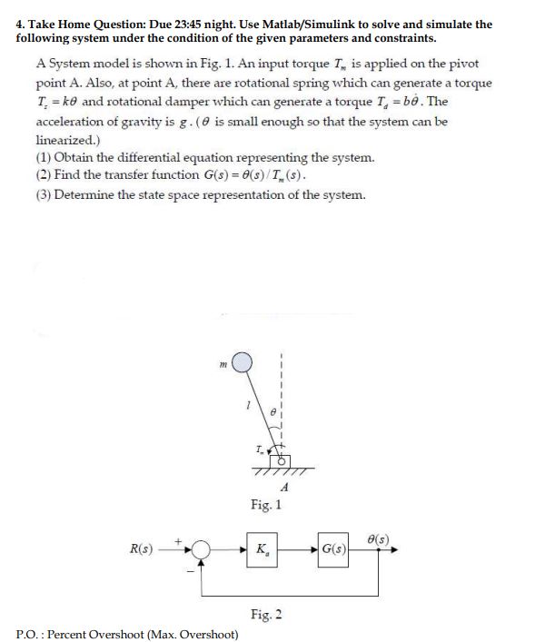 Solved 4. Take Home Question: Due 23:45 night. Use | Chegg.com