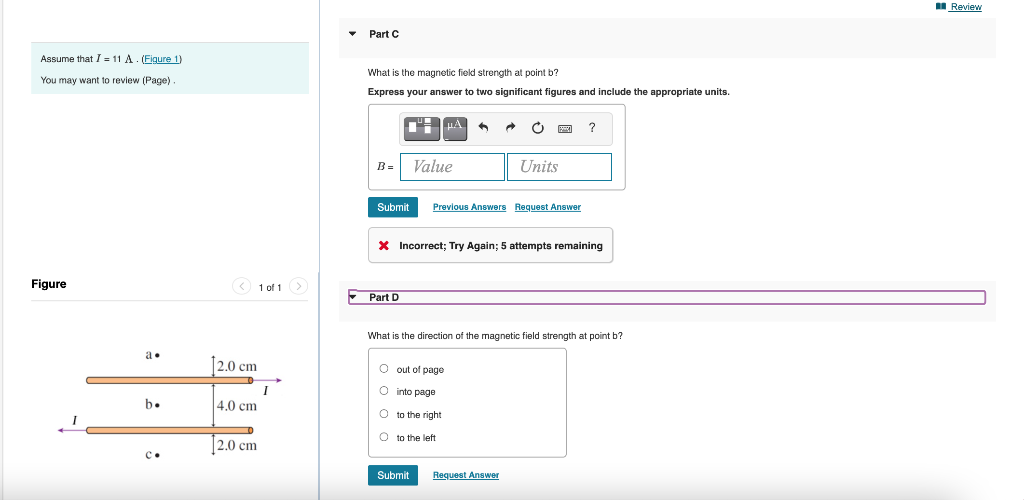 Solved Assume that I=11 A. Part A You may want to review | Chegg.com