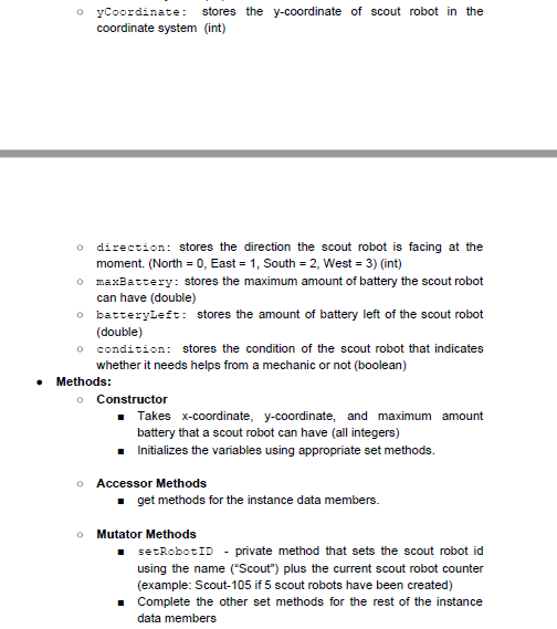 Solved a. Create a new project Lab07. Our objects will be in | Chegg.com