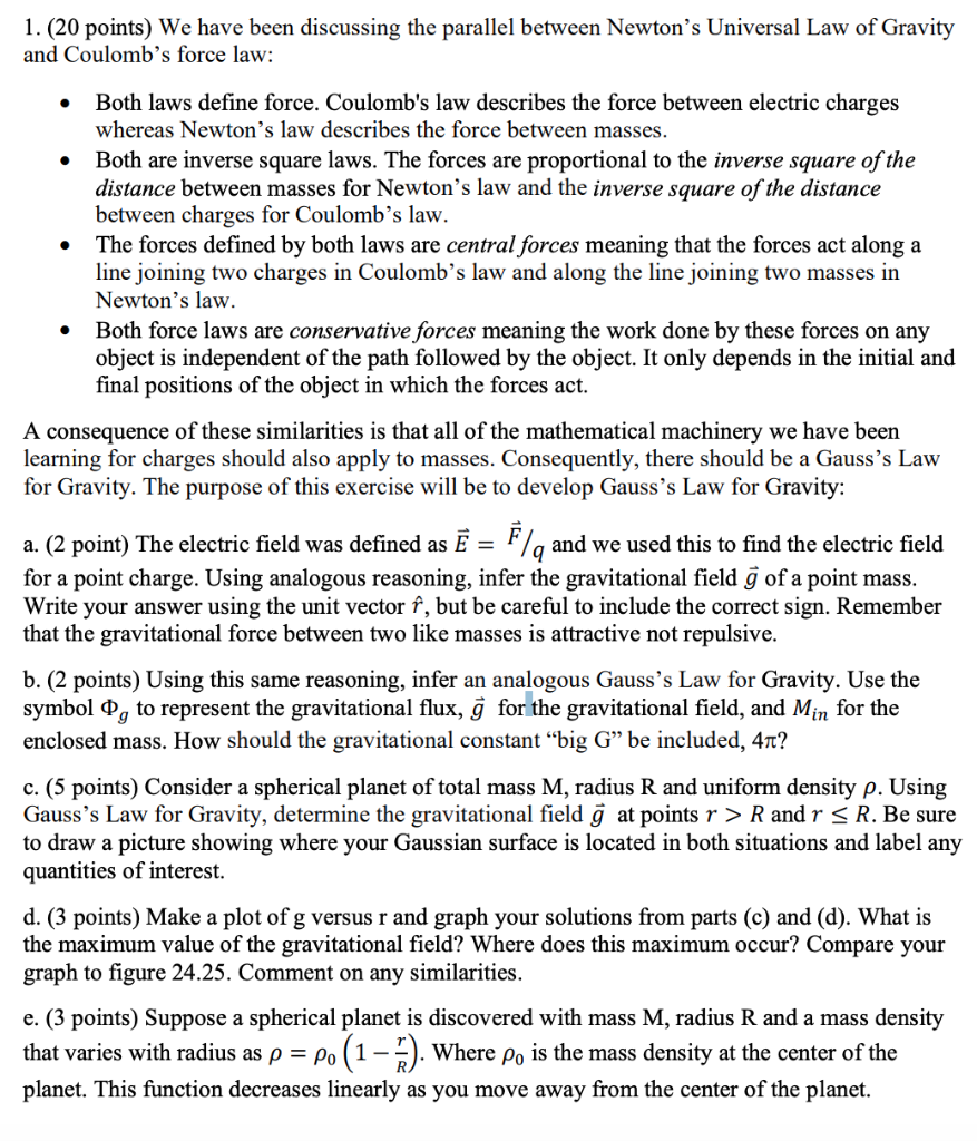 Solved 1. (20 points) We have been discussing the parallel | Chegg.com