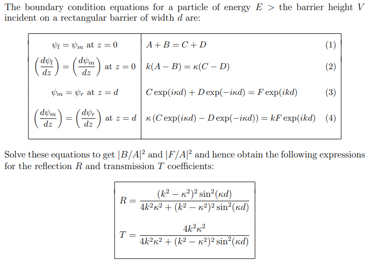 Solved The boundary condition equations for a particle of | Chegg.com