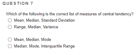 Solved Which of the following is the correct list of | Chegg.com