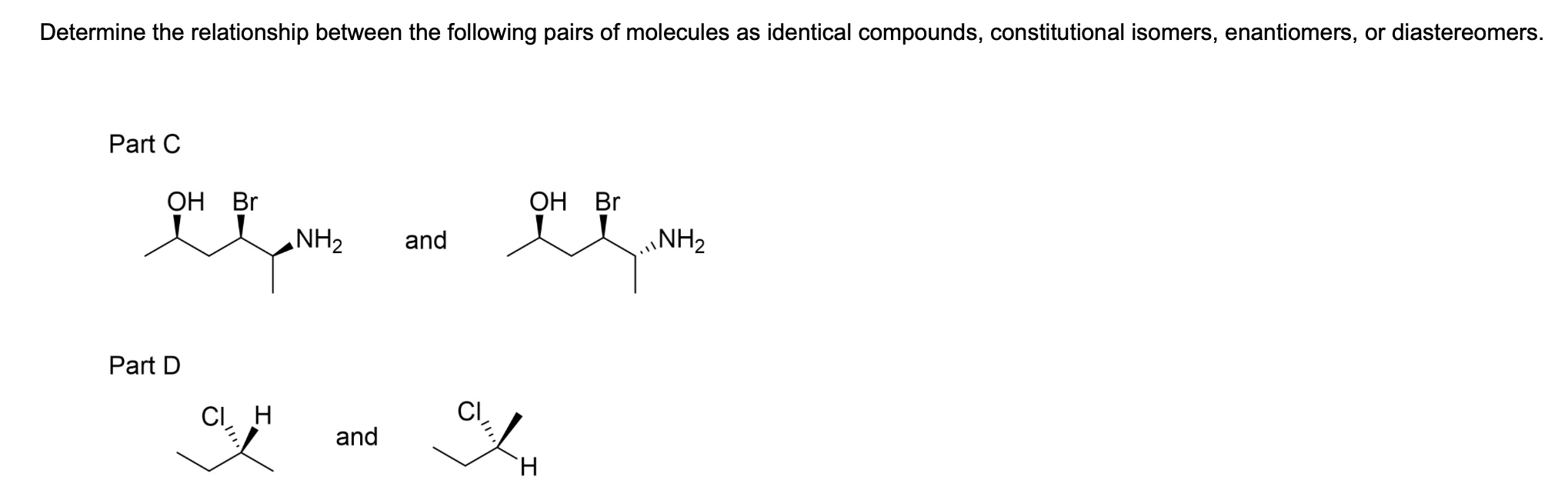 Solved Each of the following pairs is either an identical | Chegg.com