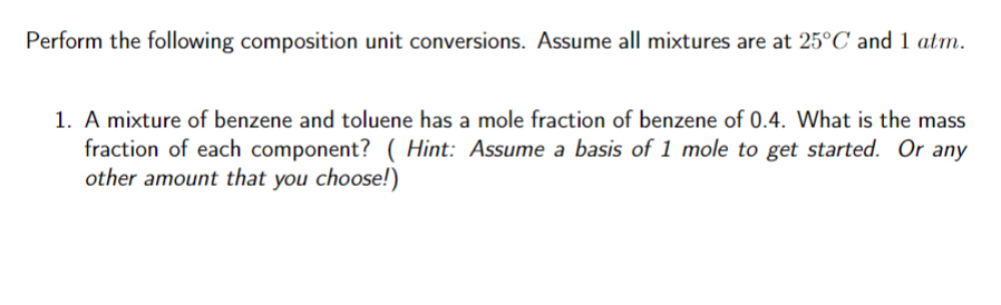 Solved Perform the following composition unit conversions. | Chegg.com
