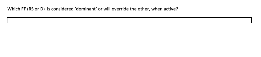 Solved IS-IR Latch (with active-low inputs), D latch and DFF | Chegg.com