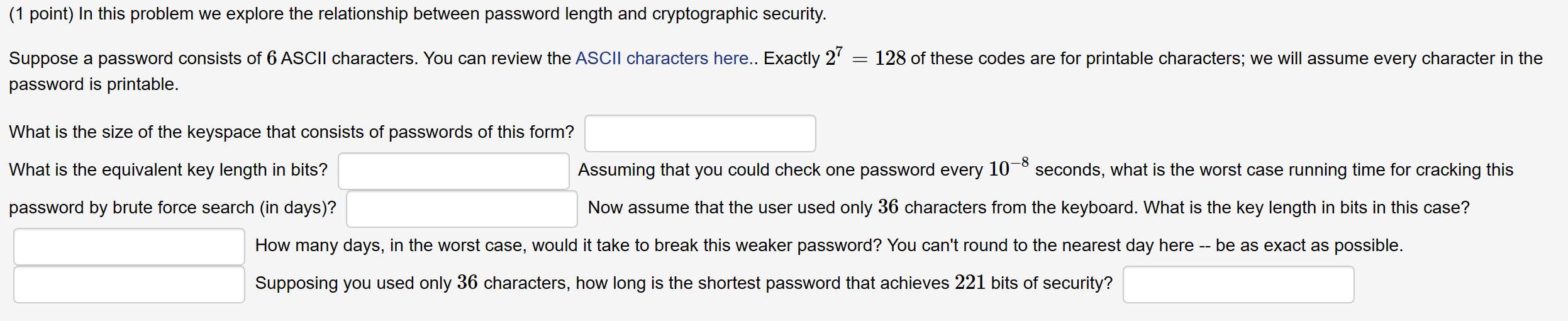 Solved (1 point) In this problem we explore the relationship | Chegg.com