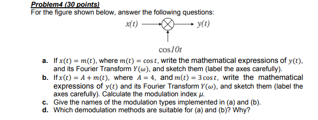 Solved Problem4 (30 points) For the figure shown below, | Chegg.com