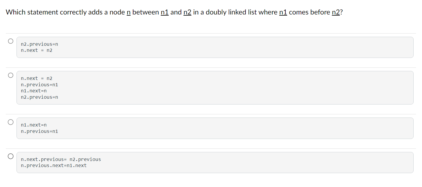 Solved Which Statements Are True About The Array Data 6329