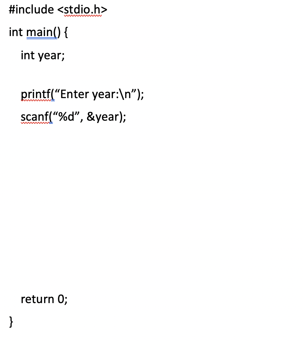 Solved Consider A Program That Determines It An Input Year
