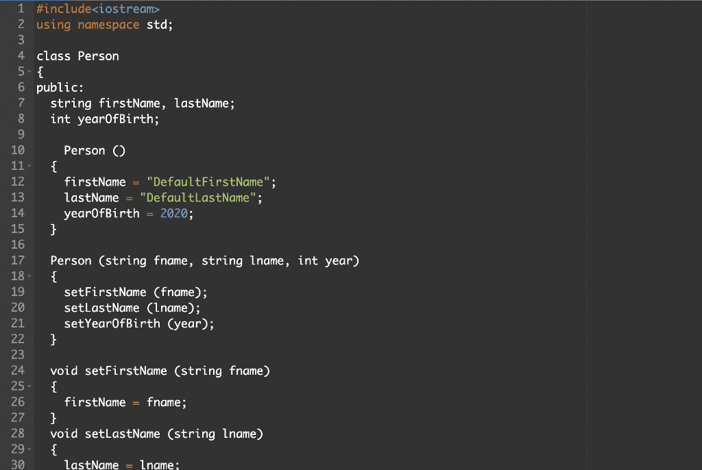 Solved cout ≪ "Enter Details of Person1: \n"≪ endl;cout ≪ | Chegg.com