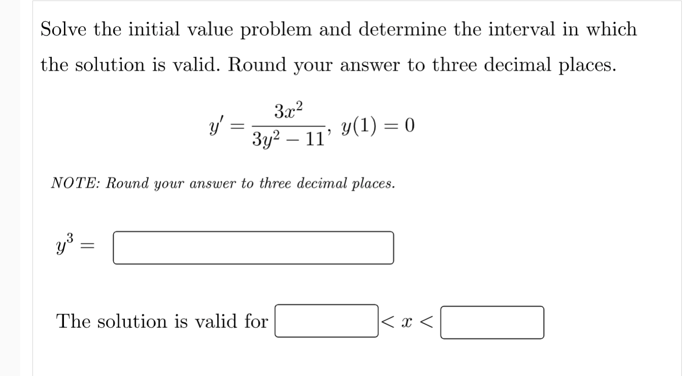 Solved Solve the initial value problem and determine the | Chegg.com