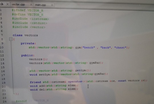 (Solved) : Change Program Allows Input Gym Activity Want Add Delete Using Cin Also Add Data ...