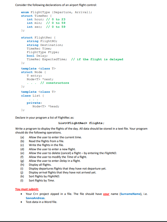 Solved i want you the complete answer with linked stacks | Chegg.com