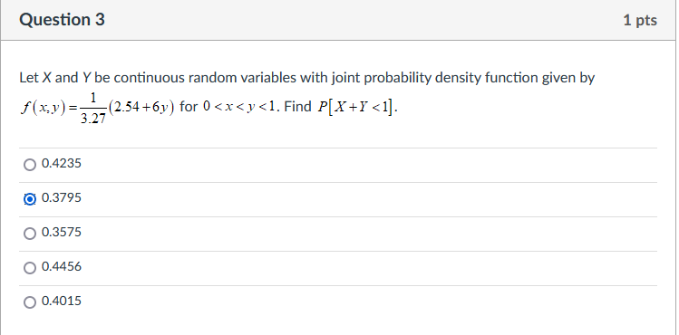 Solved Let X and Y be continuous random variables with joint | Chegg.com