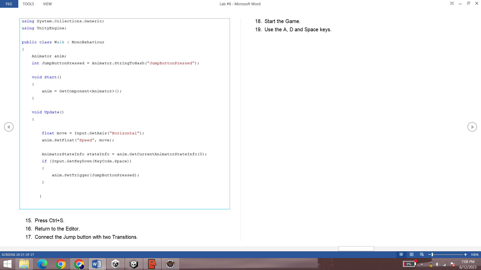Solved ACTIVITY 3 TESTING THE ANIMATION This tutorial | Chegg.com