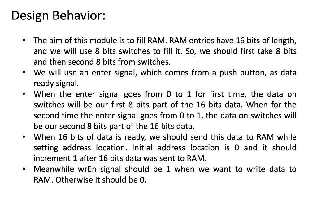 Lab 8: LED CPU with ROM & RAM What is LedCPU This | Chegg.com
