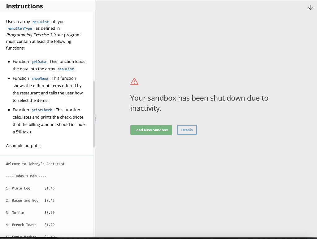 Solved Instructions Ch9_Ex4Data.txt main.cpp >_ Terminal | Chegg.com