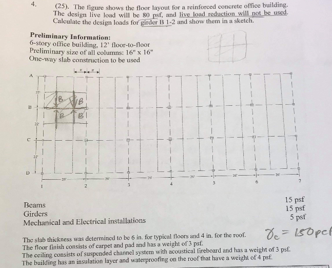 Solved *ignore pencil marks apparently LL = 80*(572 ft^2) | Chegg.com