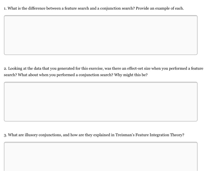 Solved 1. What is the difference between a feature search | Chegg.com