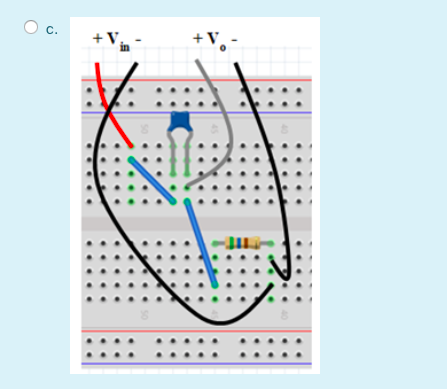 Solved Which breadboard setup shows the correct | Chegg.com
